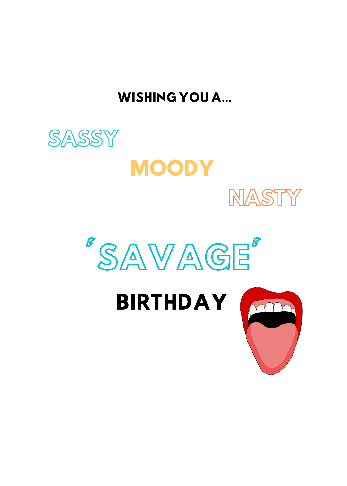 Savage Birthday Kards For The Kulture
